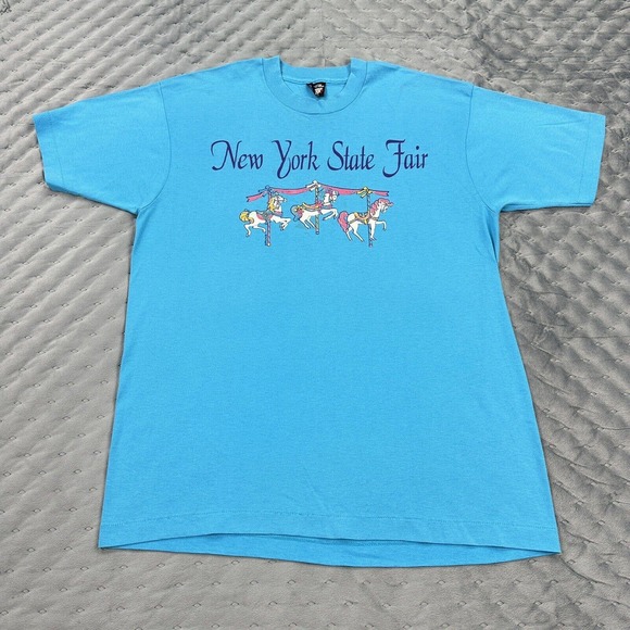 Screen Stars | Shirts | Vintage 9s State Fair Shirt Single Stitch Adult ...